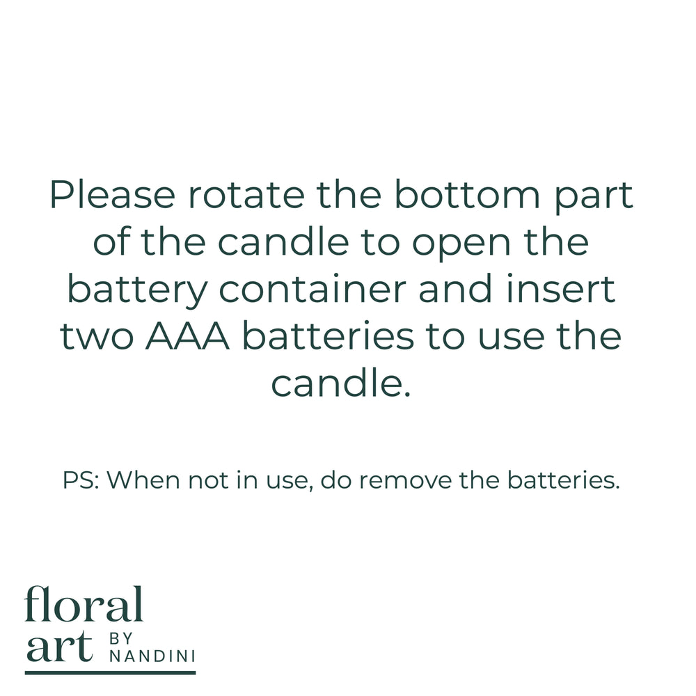 LED Spiral Taper Candles | Battery Operated Decorative Candle – Floral ...