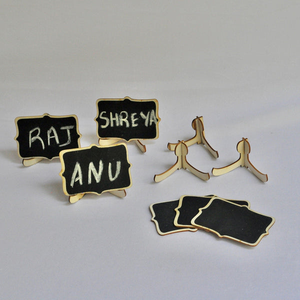 Hartley Name Tag Stand | Blackboard Name Tag | Dinner Table Name Tag ...